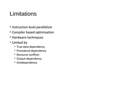 Instruction Level Parallelism And Superscalar Processors Ppt