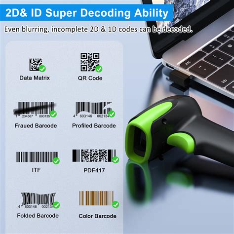 Buy Symcode Wireless Bluetooth Barcode Scanner Bluetooth USB Wired G Wireless Connection