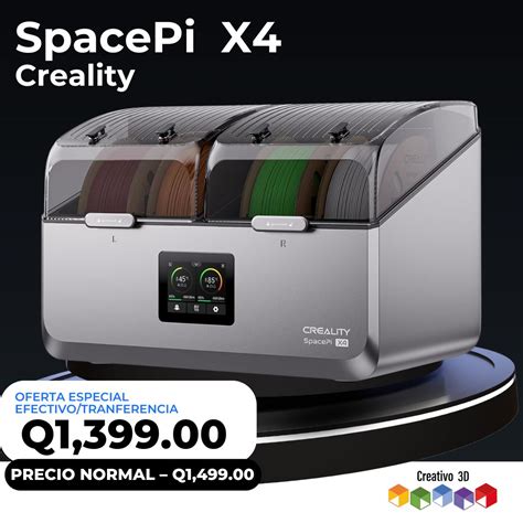Creality Space Pi X4 Secador De 4 Filamentos Guatemala