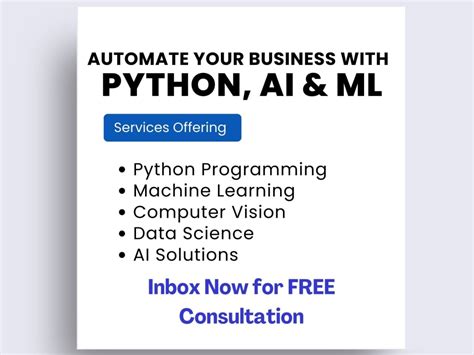 Python Development Ml Computer Vision Data Processing Ai Based