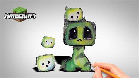 Как нарисовать Крипера Майнкрафт Youtube