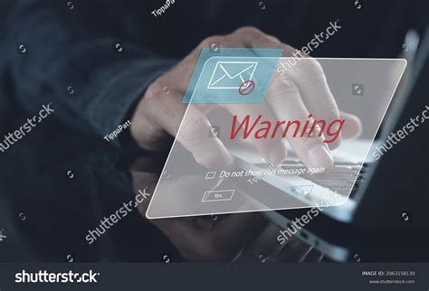 Blocking Spam Email Warning Popup Phishing Stock Photo Shutterstock