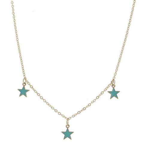 Deborah Necklace Teal Star Heidisonline