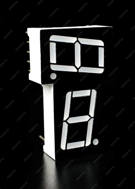 Premium Photo Seven Segment Indicators On A Black Background Background Picture Arduino