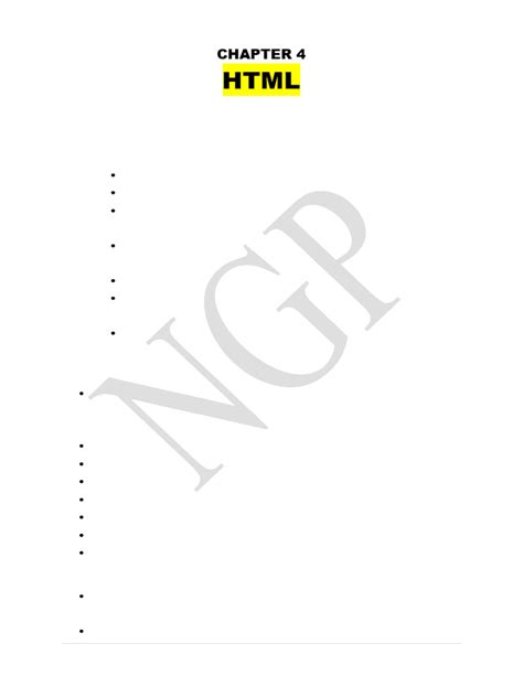 Html Notes Ngp Pdf Hyperlink Html Element