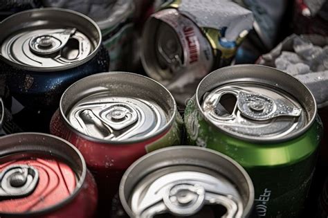 Aluminum Can Being Recycled Into New Product Stock Illustration