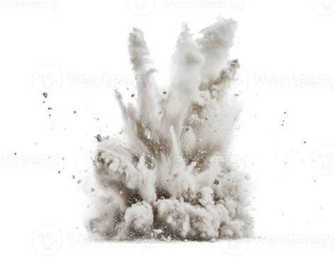 Dust Cloud Rises After Explosive Impact In Action 53288035 Png