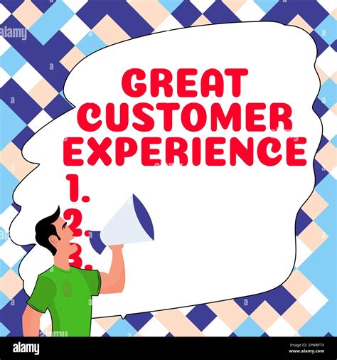 Writing Displaying Text Great Customer Experience Business Idea Responding To Clients With