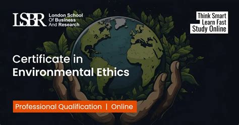 Certificate In Environmental Ethics
