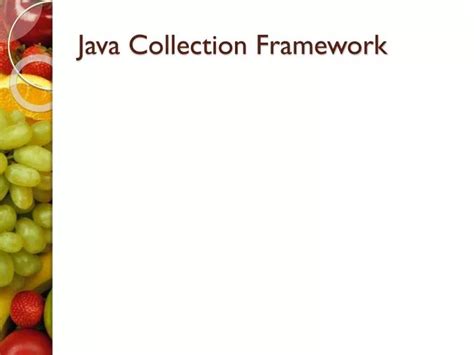 Ppt Java Collection Framework Powerpoint Presentation Free Download Id
