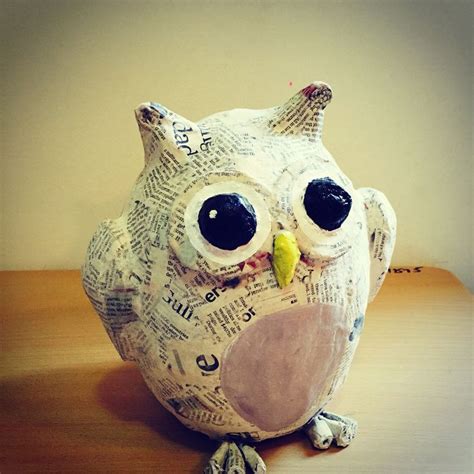 Image result for paper mache flamingo | Paper owls, Paper mache animals ...