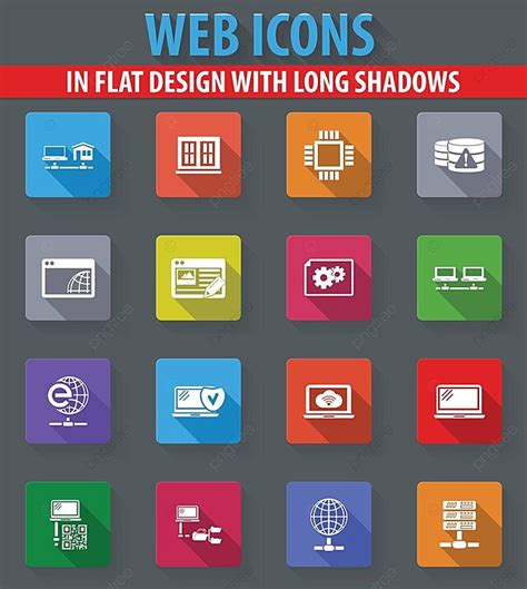 Internetservernetwork Icons Set Configuration Repair Network Vector Configuration Repair