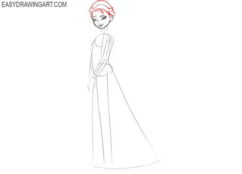 How To Draw Elsa Easy Drawing Art