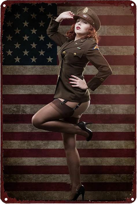 Sexy Military Pin Up
