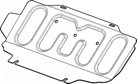 Усиленная защита радиатора 2 мм сталь для Haval Motodor 73117