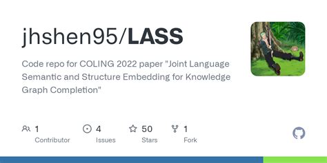 Github Jhshen95lass Code Repo For Coling 2022 Paper Joint Language Semantic And Structure