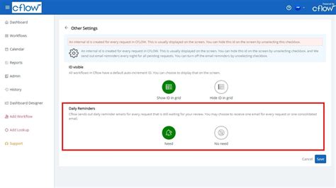 How Do I Configure The Reminders In Cflow Cflowapps
