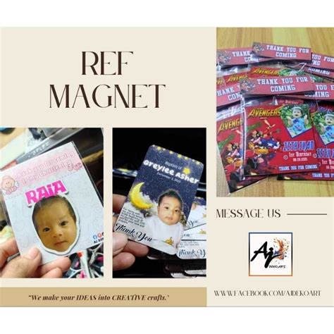 Customized Ref Magnets Shopee Philippines