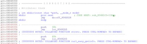 Disassembly Elf How To Make Ida Show Me The Correct Plt Procedure Linkage Table Content