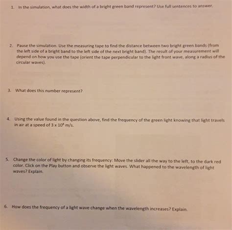 Solved This Is Using The Phet Wave Interference Simulation