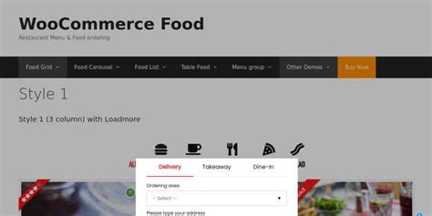 Woocommerce Food Pluginsforwp