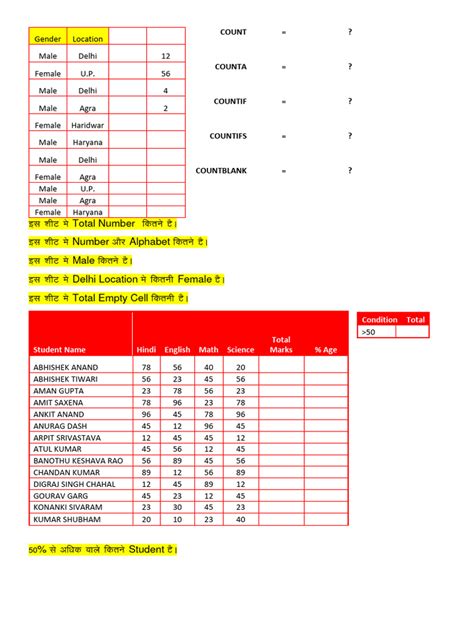 Excel Assignment 1 Pdf