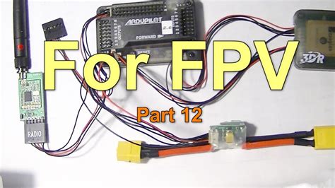 FPV Part Installing Wiring APM Telemetry Radio And MinumOSD YouTube