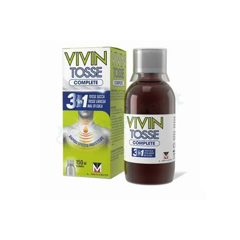 Vivin Tosse Complete 3 In 1 Sciroppo Tosse Grassa E Secca 150ml