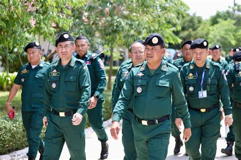 ឯកឧត្តម នាយឧត្តមសេនីយ៍ ស ថេត អញ្ជេីញបន្តជួបសំណេះសំណាល សួរសុខទុក្ខកងកម្លាំងត្រៀមការពារ សន្តិសុខ