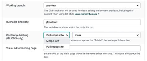 Publishing With Visual Editor Netlify Docs