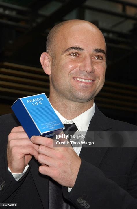 Andre Agassi During Tennis Superstar Andre Agassi Launches New Mens News Photo Getty Images