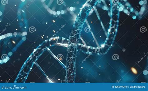A Close Up Of A Dna Helix Signifying The Potential Of Genetic Engineering In Science And