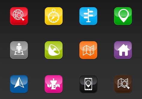 Premium Vector Navigation Professional Web Icons For Your Design