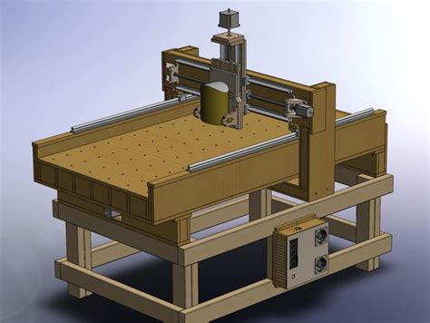 This Is My Second DIY 3 Axis Cnc Machine It Is Designed In Solidworks 2008 50 60 Hours And
