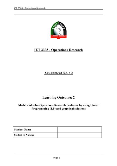 assignment 2 clo2 references you can see and do iet 3303