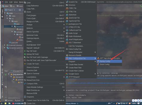 idea maven 搭建 ssh （struts2 hibernate5 spring5） 环境 技术分享 云服务器