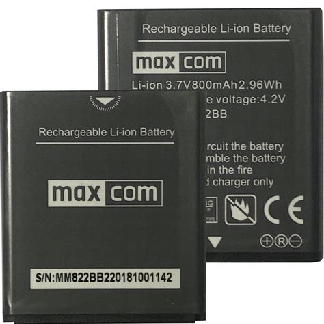 Nowa Bateria Do Telefonu Maxcom Mm822 Mx 19 12575793459 Oficjalne
