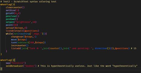 Katnip Text Based Coding Language For Scratch Discuss Scratch