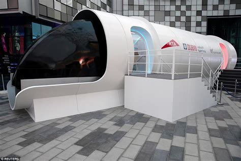 Virgin Unveils Stunning Pod Prototype For Dubai Hyperloop Daily Mail