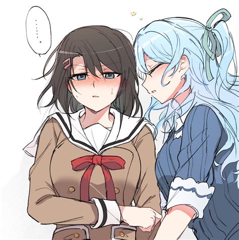 Matsubara Kanon And Okusawa Misaki Bang Dream Drawn By Opi Danbooru