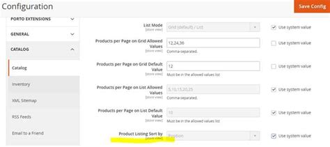 Store Config Catalog Product Listing Sort By Field Magento Forums