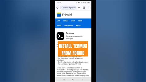 How To Install Termux App In 2025 From Fdroid Termux Linux Termuxtool Programming Youtube