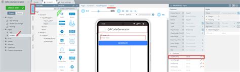 ionic qr code generator app