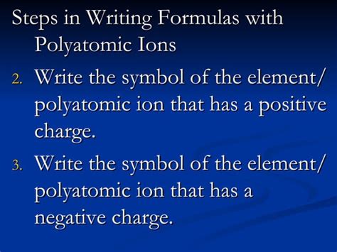 5 Polyatomic Ion Compounds Ppt Chemistry Science