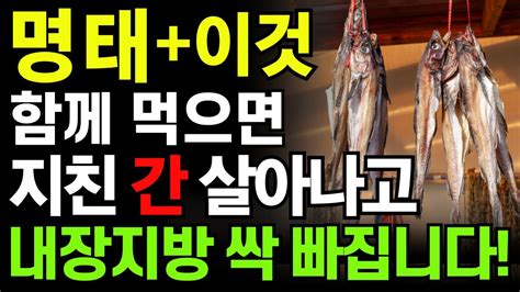 노년 건강을 위해 명태 이렇게 드세요 골다공증 사라지고 겨울철 보약됩니다 함께 먹으면 보약되는 음식3가지 명태 건강하게 먹는 방법과 놀라운 효능 황태의 효능 뇌