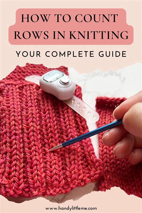 how to count rows in knitting artofit