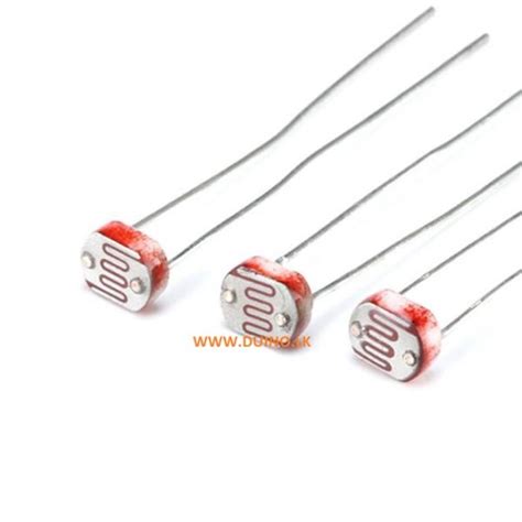Gl5516 5516 Jm 5mm Photo Light Sensitive Resistor Ldr 1pcs Duinolk The Biggest Arduino