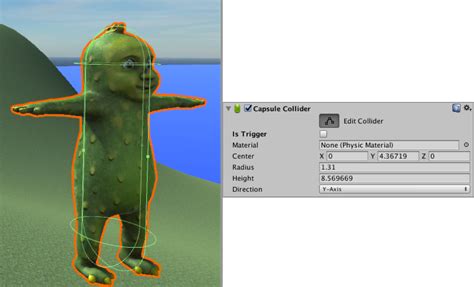 Fine Tuning The Capsule Collider Getting Started With Unity 2018 Third Edition Book