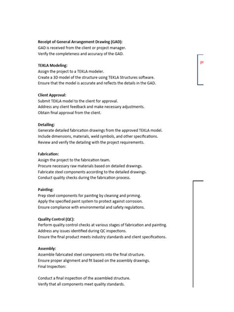 Fabrication Flow Chart Pdf Metal Fabrication Specification Technical Standard