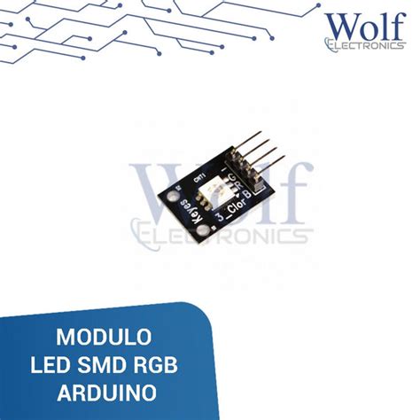 Modulo Led Smd Rgb Arduino 5v 20ma Wolf Electronics Wolf Electronics It